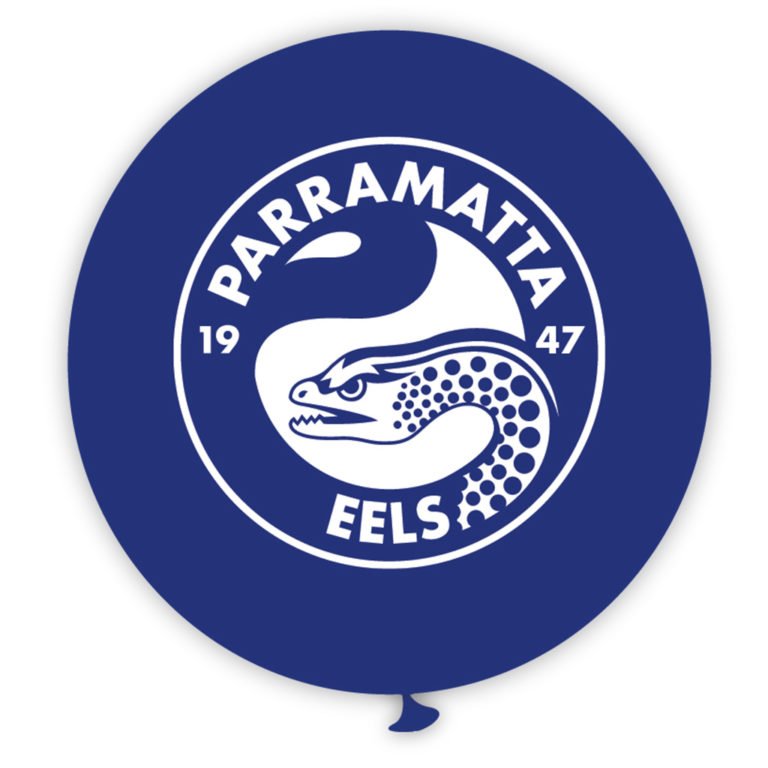 Eels Parramatta Jumbo Balloons 90cm - Queenparty